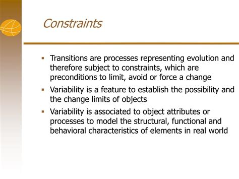 Ppt Spatio Temporal Database Constraints For Spatial Dynamic Simulation Powerpoint
