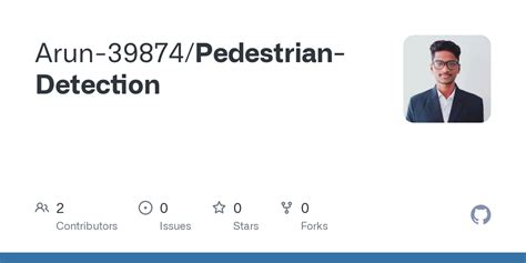 GitHub Arun Pedestrian Detection