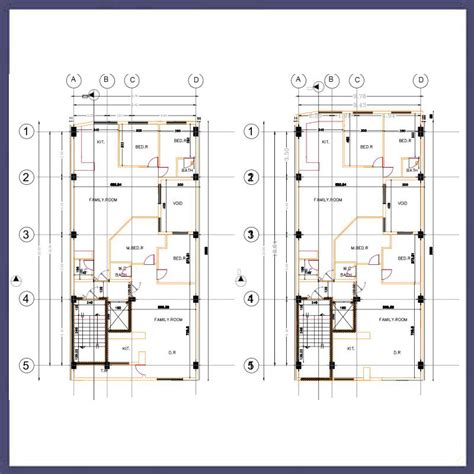 پلان معماری 2010 دو بر شمالی جنوبی پلان یاب مارکت دانلود نقشه معماری