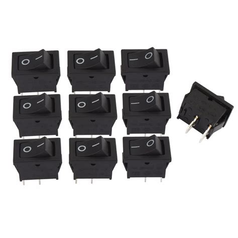 Pcs Lot Mini AC V A V A Toggle Switches SPST Terminal Position Boat Rocker