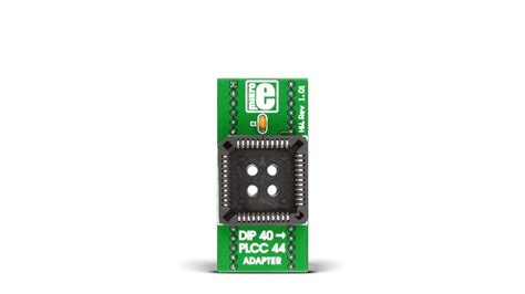 Mikroe 147 Brand Rex Straight Ic Socket Adapter Dip To Plcc44 Rs