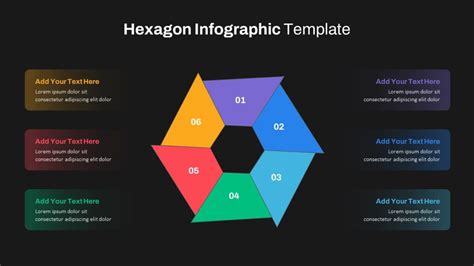Dark Theme Infographic Slide Templates SlideKit