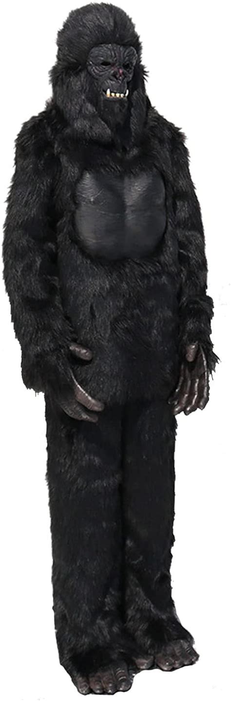 Tpone Realistic Gorilla Costume With Maskfull Body Chimpanzee Role