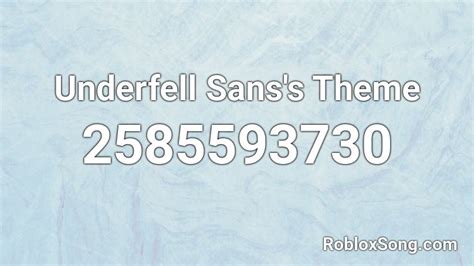 Underfell Sanss Theme Roblox Id Roblox Music Codes