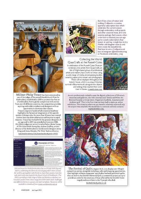 Embroidery Magazine July 2022 Russian