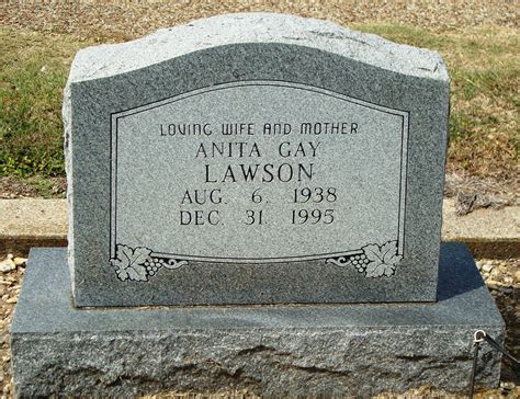 Anita Gay Barton Lawson 1938 1995 Find A Grave Memorial