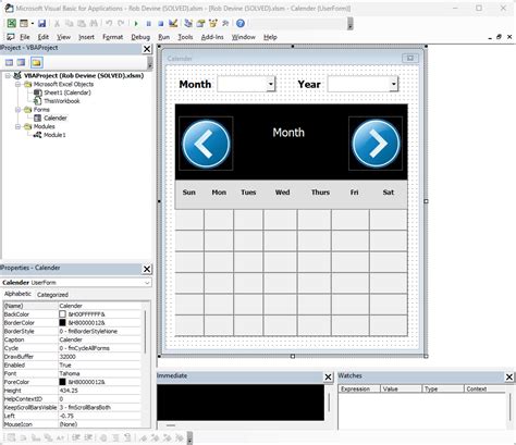 How To Create Calendar Using Vba In Excel With Easy Steps