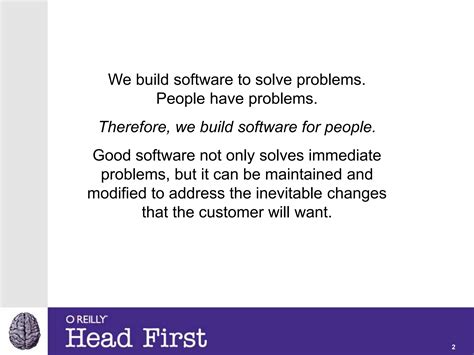 head first object oriented analysis and design ch01 ppt