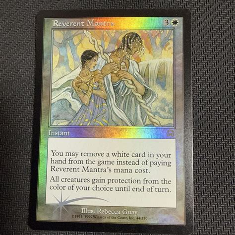 【foil】恭しきマントラreverent Mantra Mmq 英語 メルカリ