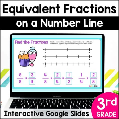 Equivalent Fractions On A Number Line Worksheet