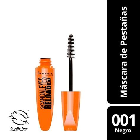 Máscara De Pestañas Rimmel London Scandal Eyes Reloaded Volume Black