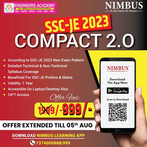 Top 7 Reasons To Join Engineers Academy Ssc Je Course