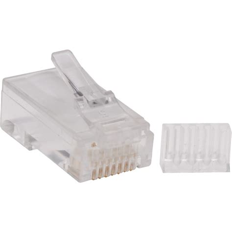 Tripp Lite Cat6 Gigabit RJ45 Modular Connector Plug W Load Bar 100 Pack Hardware Nation