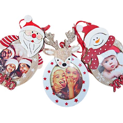 Коледна играчка за елха Еленче със снимка Emag Bg