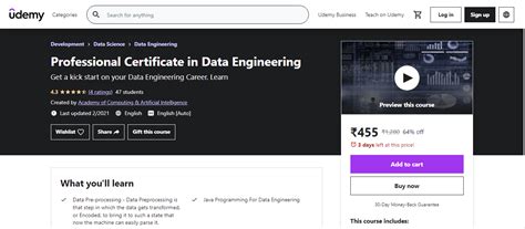 Best Online Data Engineering Courses