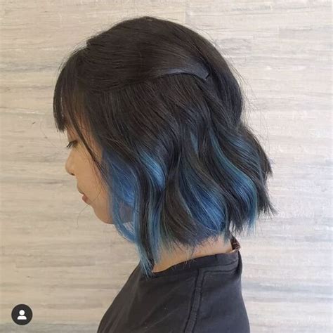 50 Ways To Rock Blue Highlights With Style And Confidence Hair Motive