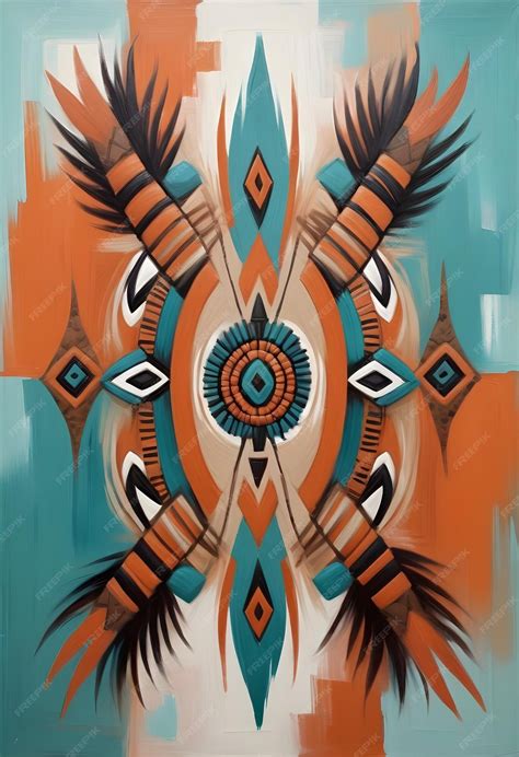 Premium Photo A Painting Of A Peacock Feather And A Design That Says