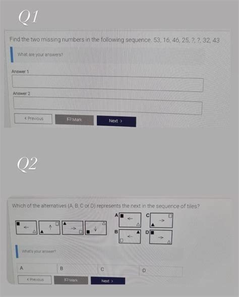Solved Find The Two Missing Numbers In The Following Chegg