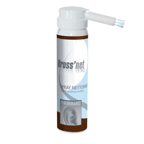 Ml Travel Cleaning Spray With Brush For Hearing Aids