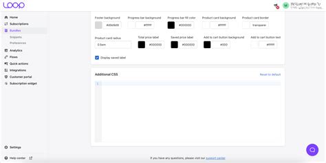 Build Your Bundle Loop Subscriptions