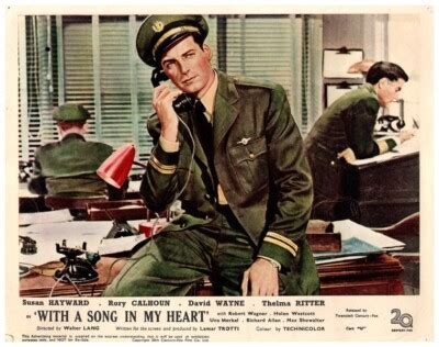 With A Song In My Heart Original Lobby Card Rory Calhoun On Telephone
