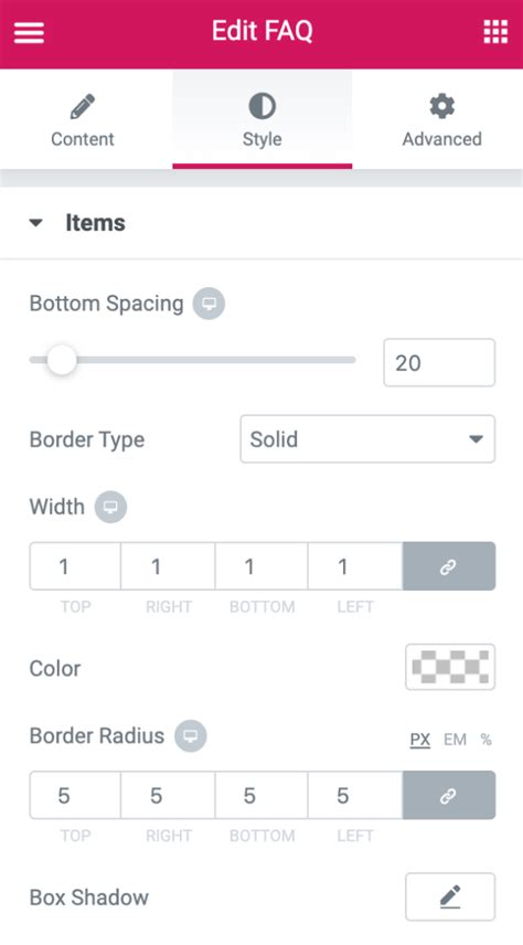 Elementor FAQ Widget FAQ Schema Markup Elementor Widget