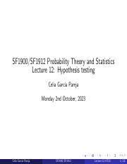 Hypothesis Testing Understanding Test Statistics Course Hero