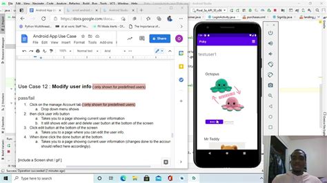 Case 12 Modify User Info Youtube