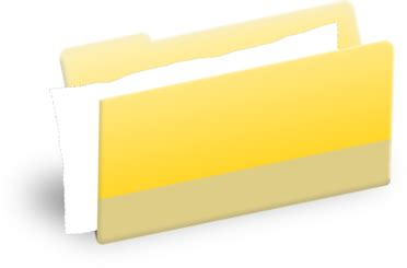 Folder With Document Free Vector FreeImages