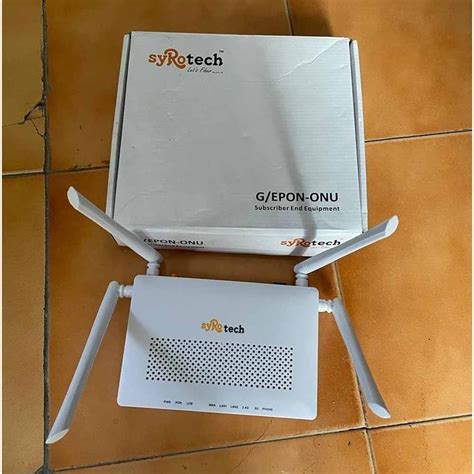 2 Wireless Or Wi Fi Syrotech SY GPON 1110 Dual Band ONT For Wifi Router Model Name Number SY