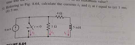 Solved Referring To Fig Calculate The Currents I Chegg