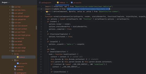 Bug Import Opentiny Error When Sub Module Define Type Module Issue Opentiny