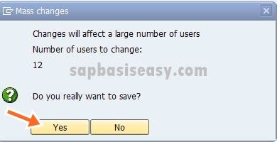Mass Changing To SAP Users SAP Basis Easy