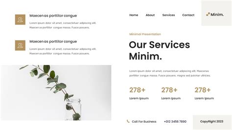 Minim Minimal Powerpoint Template Presentation Templates GraphicRiver