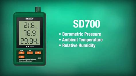 Amazon Com Extech SD Pressure Humidity And Temperature Data Logger Industrial Scientific