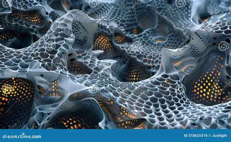 A Scanning Electron Microscope Image Reveals The Intricacies Of A Nanostructured Composite