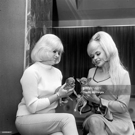 Diana Dors With Jayne Mansfield In A Leeds Hotel 5th May 1967 News
