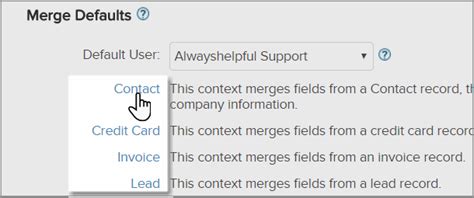 Merge Field Defaults Explained Max Classic