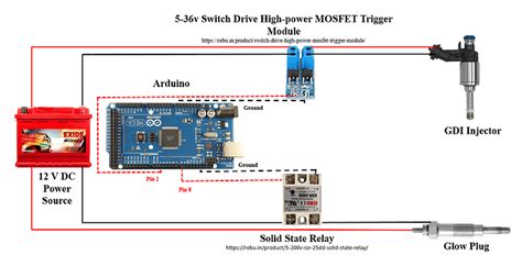solid state relay and mosfet triggering using arduino mega general
