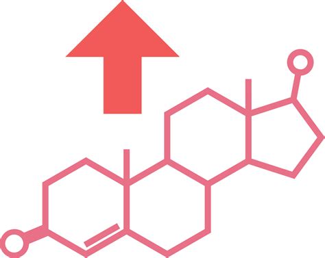 High Testosterone Icon Or Symbol In Red Color 24156777 Vector Art At