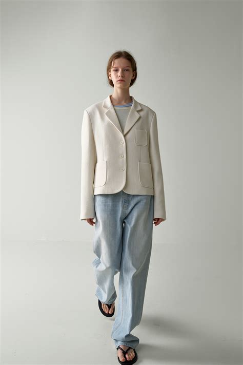 텍스처 빈티지 재킷ivory 감도 깊은 취향 셀렉트샵 29cm