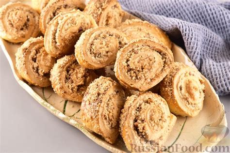 Рецепт: Гата с ореховой начинкой на RussianFood.com