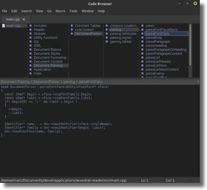 Code Browser Screenshots