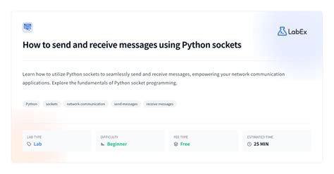 How To Send And Receive Messages Using Python Sockets Labex