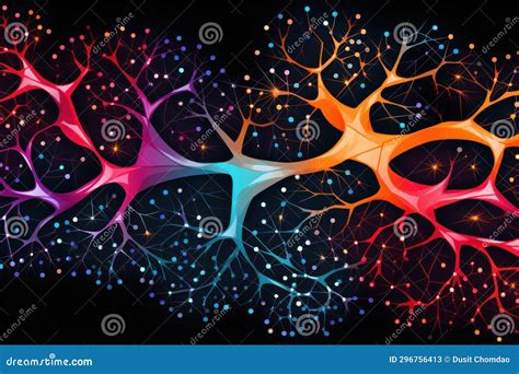 Abstract Neural Network Maze Pattern Generative Ai Stock Image Image Of Partnership