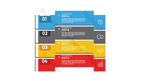 Colorful Progress Chart PPT Elements PowerPoint PPTX Template Free Download Pikbest