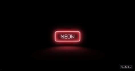 neon button codesandbox