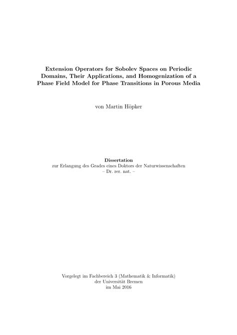 Extension Operators For Sobolev Spaces On Periodic Domains Their Applications And