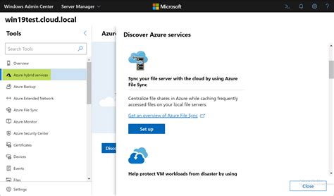 Azure Hybrid Connection Configuration With Windows Admin Center