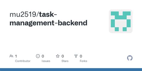 Github Mu2519task Management Backend